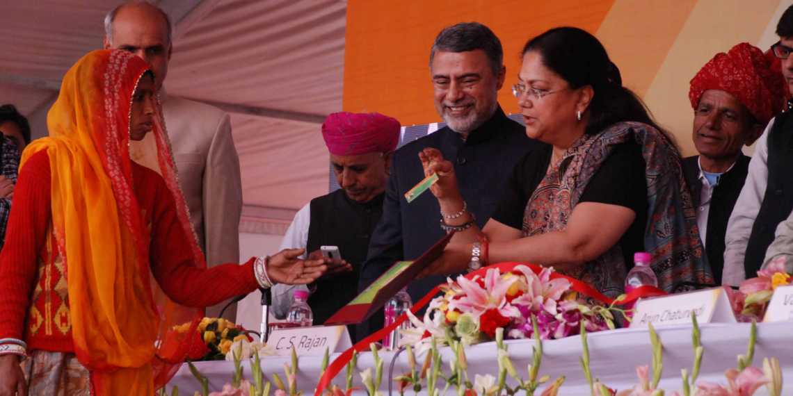 Bhamashah Yojana of CM Raje in Rajasthan is a success story of DBT