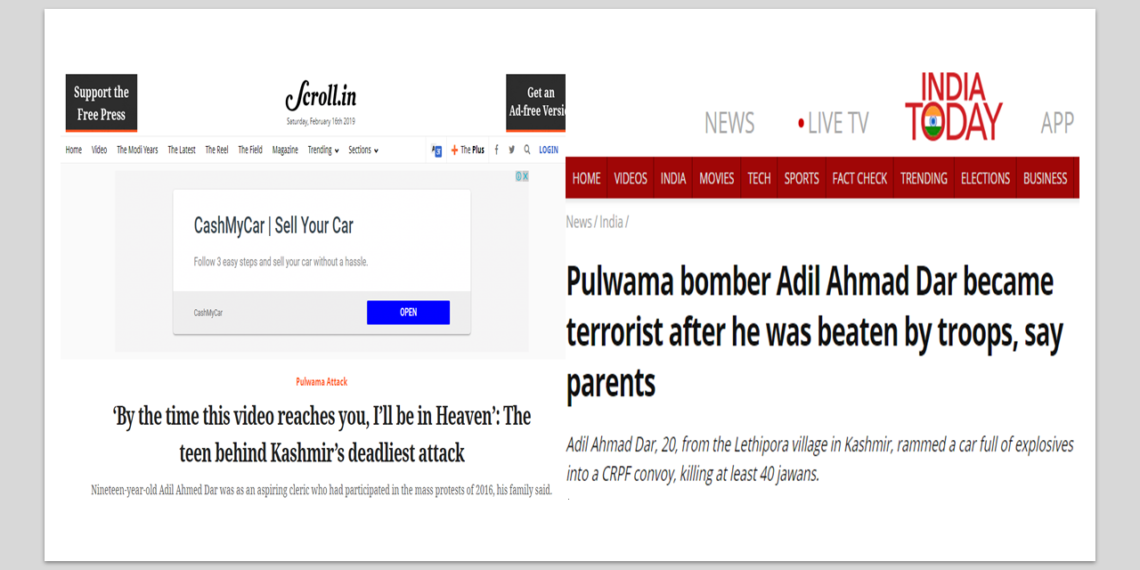Indian media humanises Pulwama attacker Adil Ahmad Dar