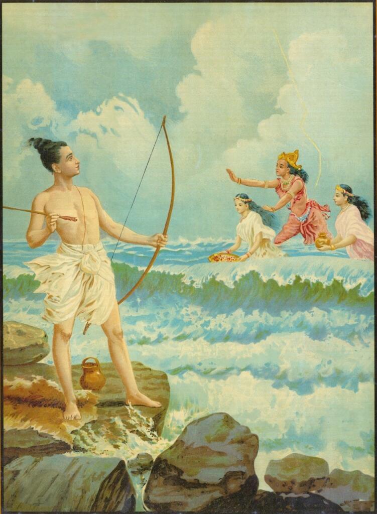 Bhagwan Ram’s painting was inspired by experience of Ravi Varma