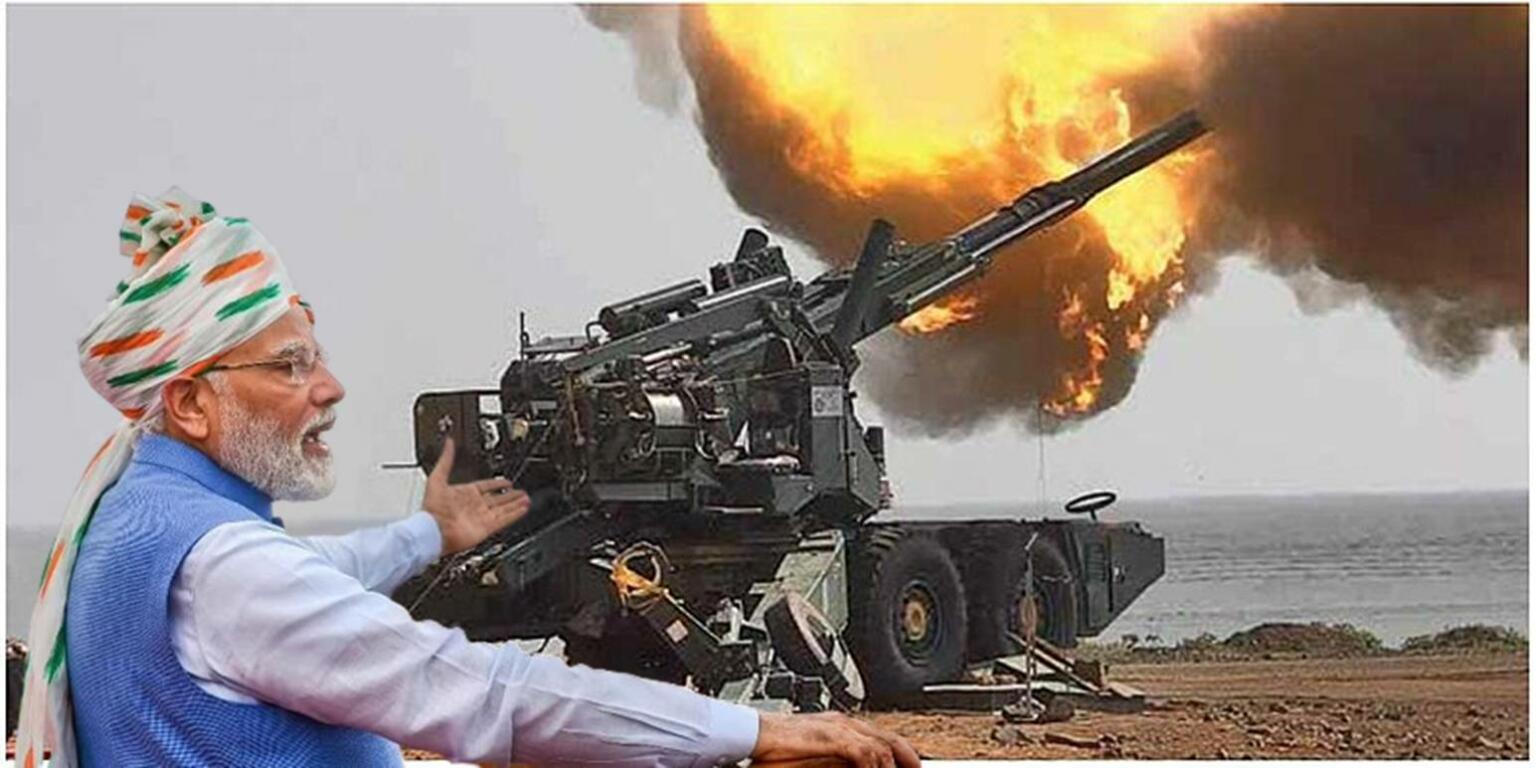 ATAGS Howitzer Gun: First time in independent India, Tiranga was ...