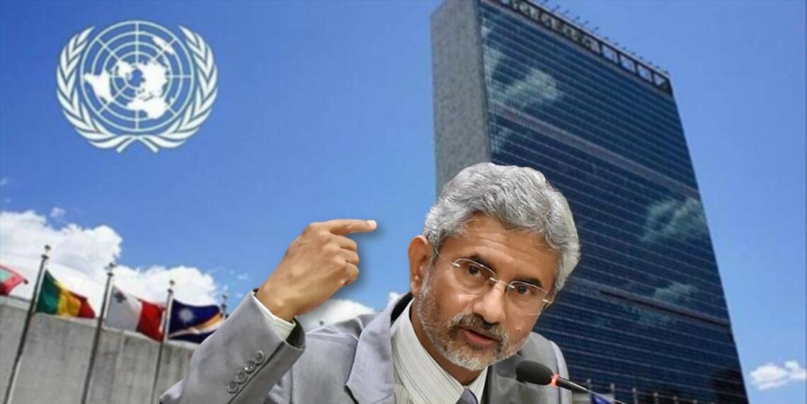 Jaishankar strips the UN naked with scathing criticism