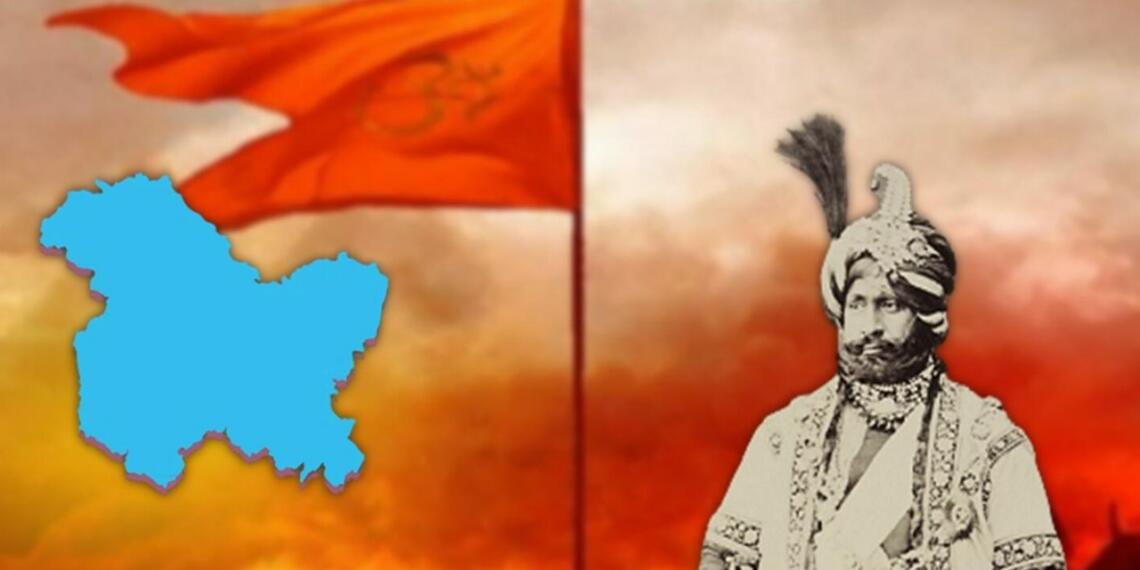 Dogra successfully brought back Hinduism to the Kashmir