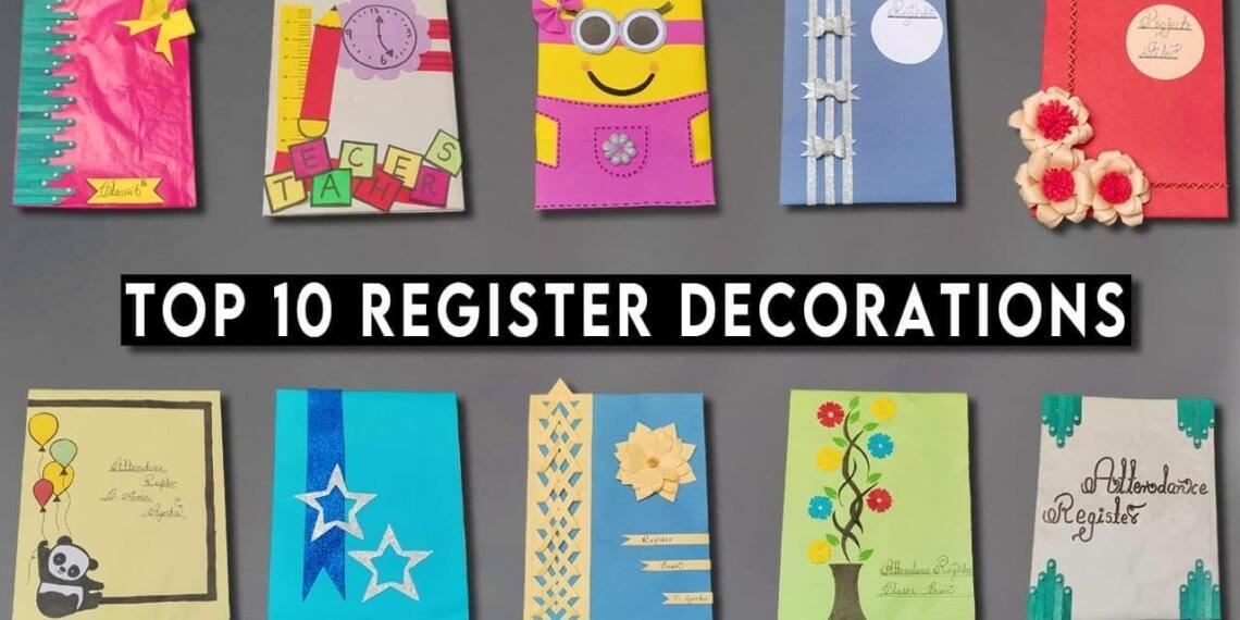 Inspiring Attendance register decoration ideas: beyond the ordinary