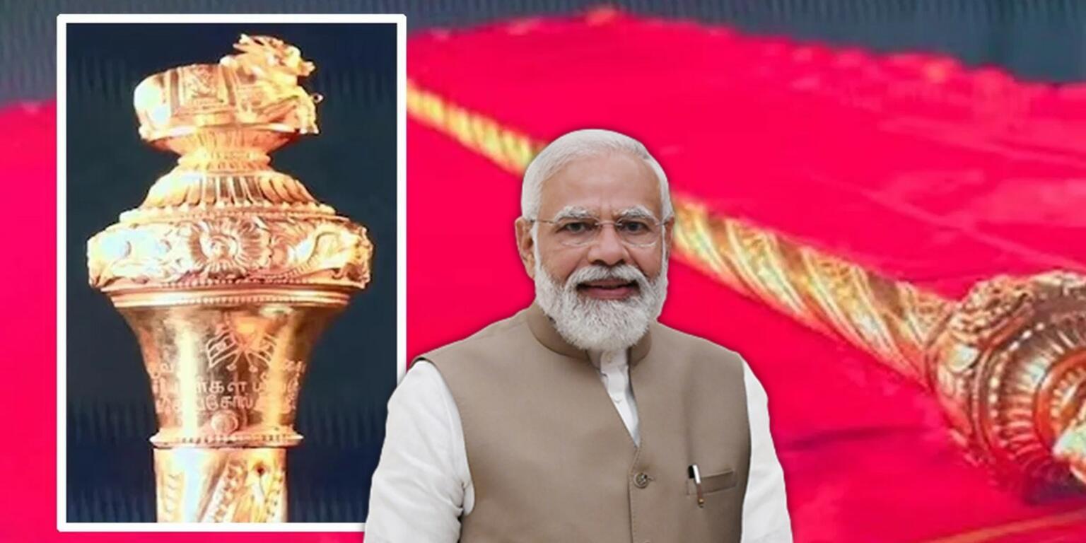 PM Modi with Sengol Rajdand – Messaging is absolutely clear