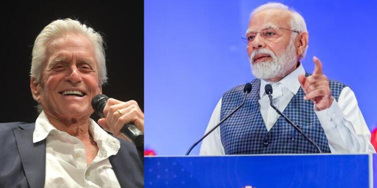 "He is the Best", Michael Douglas on PM Modi - Tfipost.com