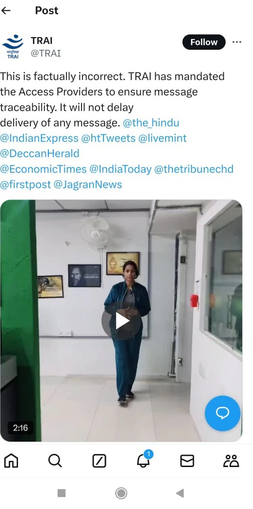 TRAI's Traceability Guidelines: Enhancing Security, OTP Delays