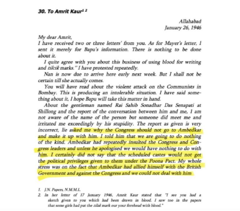 British Ally: Nehru's letter expose his animosity for Ambedkar